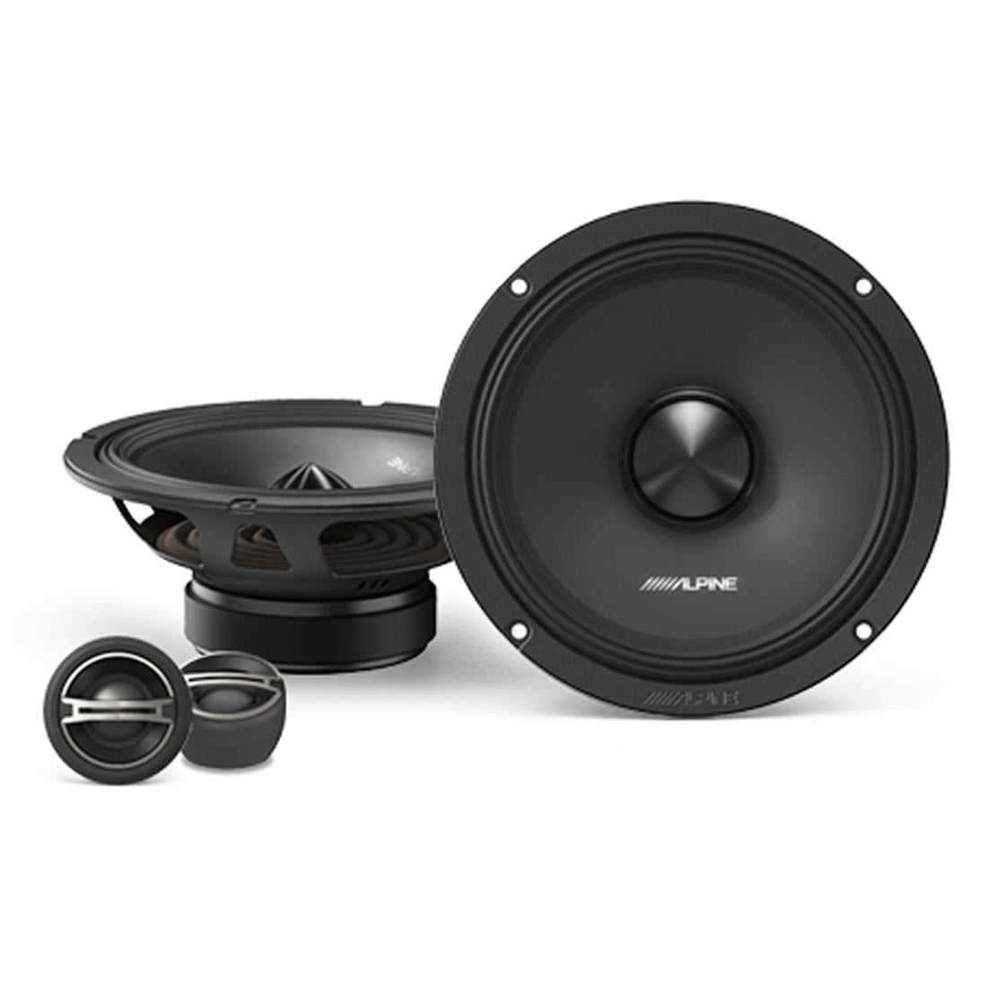 Alpine DM-65C-G 6.5" DM-Series 2-Way Component Speaker System (DM65CG ...