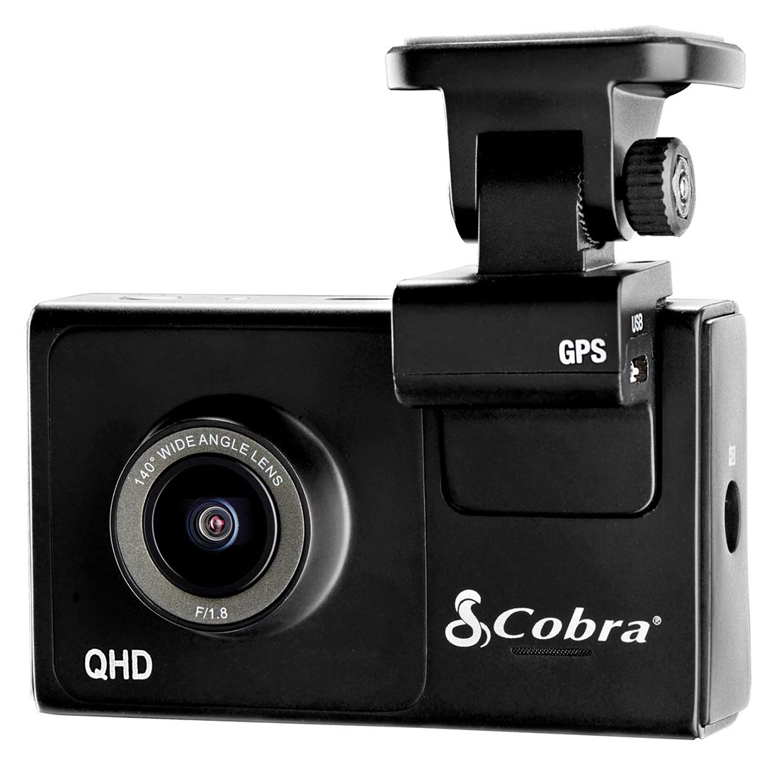 Cobra SC 200 Configurable Smart Dash Cam and Hardware (SC200-HW) – Black