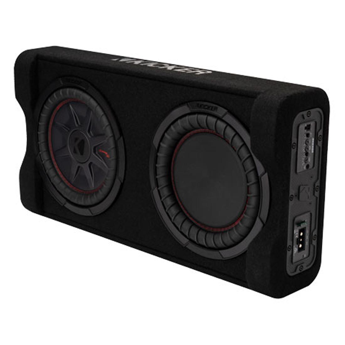 Kicker 49PTRTP10 Compact 10" Down-Firing Powered Loaded Enclosure