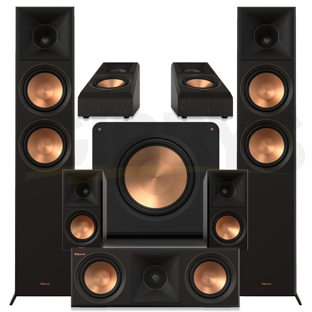 Klipsch RP-5000FBII Reference Premier MK-II 7.1 Speaker Bundle #1 ...