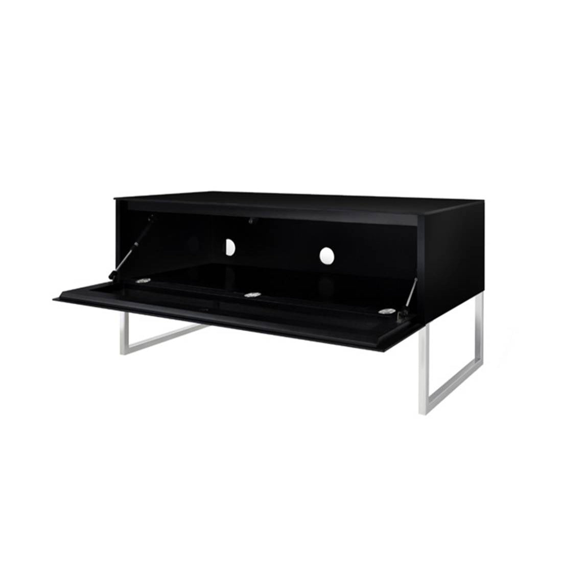 NorStone NORKHA100DBKP Khalm, Black AV Cabinet Single Door. Optional ...