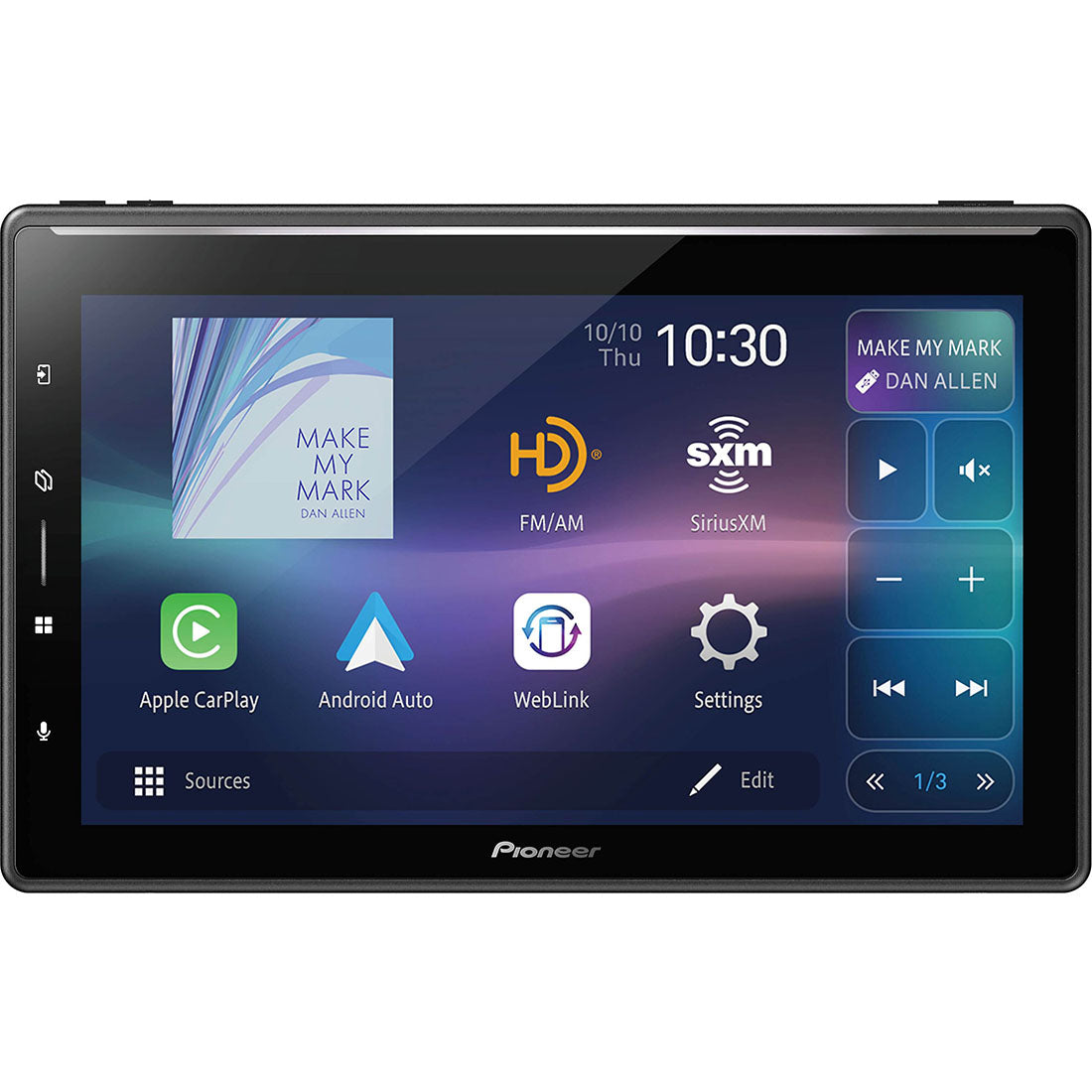 Pioneer DMH-WT6000NEX 10.1" Digital Multimedia Receiver (does not play ...