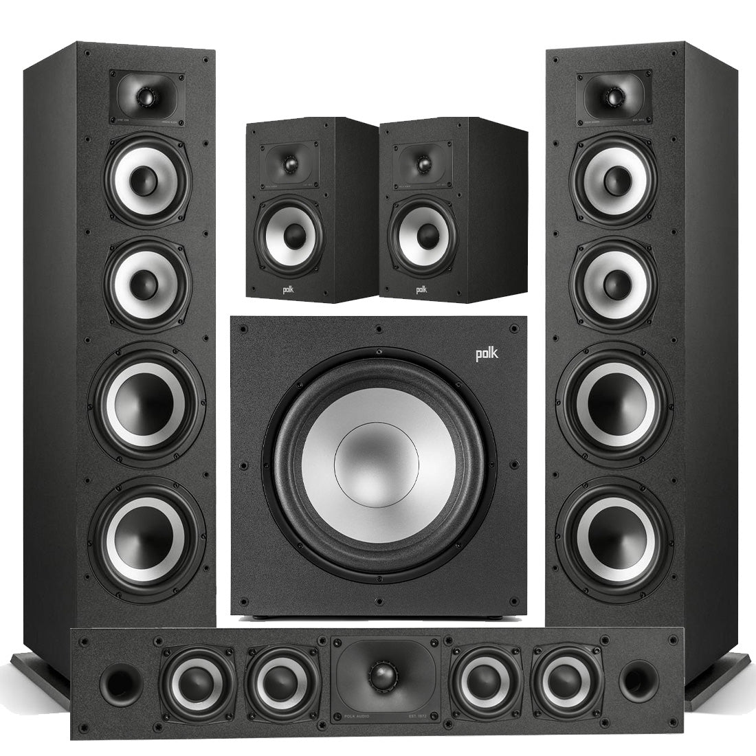 Polk Audio Monitor XT70 Floor standing Speakers | Monitor XT35 Center ...