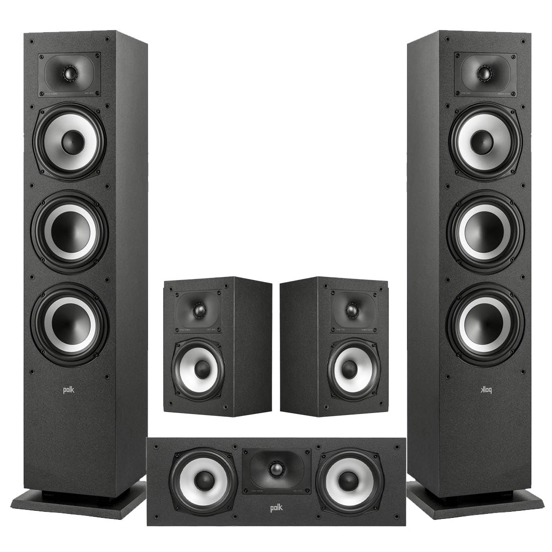 Polk Audio Monitor XT60 Floor Standing Speakers - Pair | XT30 Center C ...