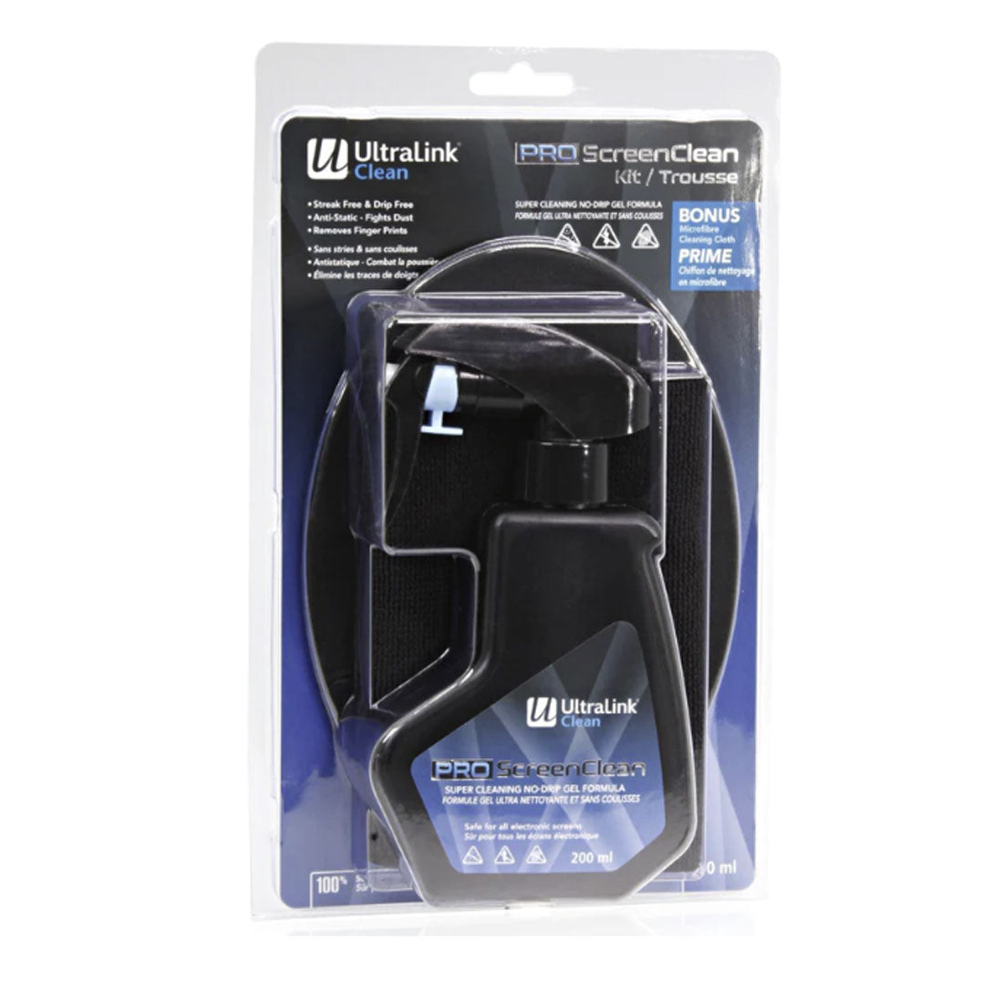 Ultralink UL77203 Pro Gel Screen Cleaning Kit – 200 ml (UL77203 ...