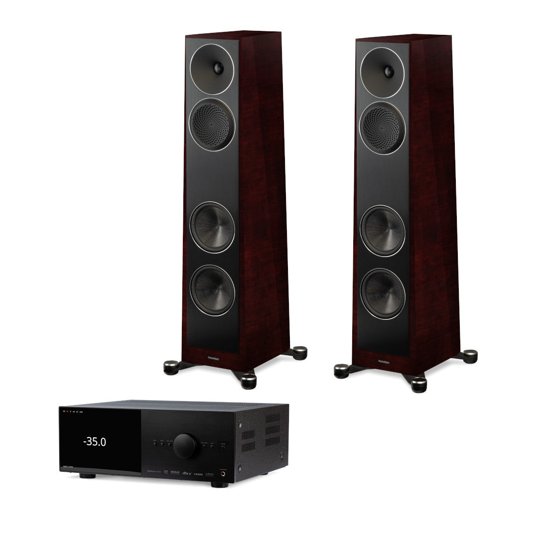 Anthem MRX 1140 8K AV Receiver | Paradigm Founder 80F Floor Standing S ...