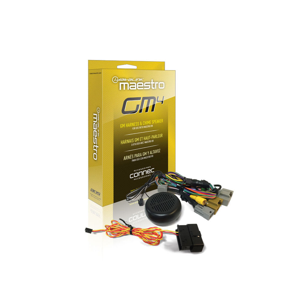 iDatalink Maestro HRN-HRR-GM4 Plug and Play T-Harness for Select GM Ve ...